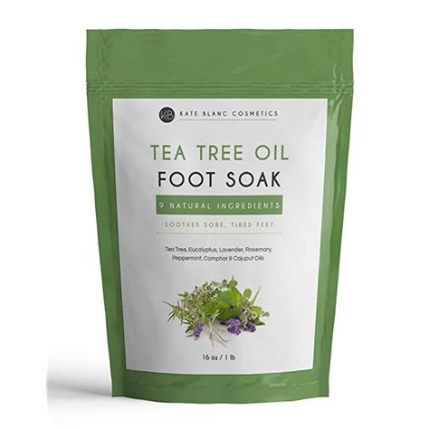 Buy Tea Tree Oil Foot Soak With Epsom Salt By Kate Blanc Soothes Tired