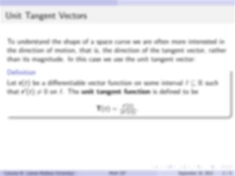 SOLUTION The Principal Unit Normal Vector For Plane Curve Studypool