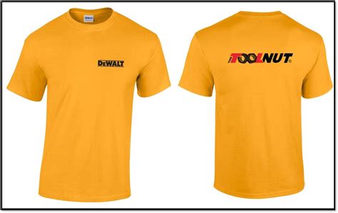 Dewalt Limited Edition The Tool Nut Collab T Shirt L Promo