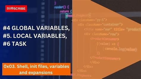 4 global variables 5 local variables 6 task youtube