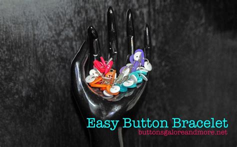 Button Bracelet Diy