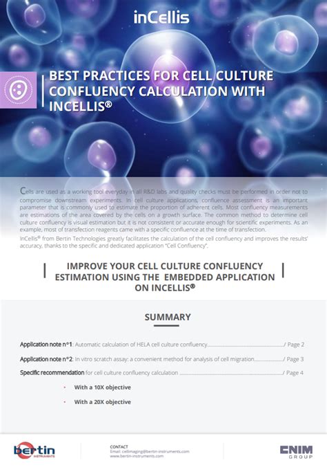Best Practices For Cell Culture Confluency Calculation With Incellis