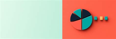 A Flat Graphic Of A Colorful Pie Chart Divided Into Six Sections Representing Data Or Financi