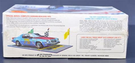 Sold Price Mint Mpc 1975 Camaro 1 25 Scale Model Kit 7519 July 5