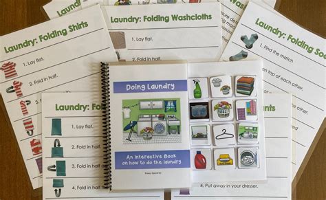 Laundry Task Analysis And Interactive Book For Special Ed With Bonus