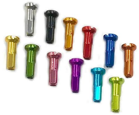 Pillar Alloy Head 12mm 14mm 16mm Black Red Color Spoke Nipples Super