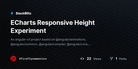 Echarts Responsive Height Experiment Stackblitz