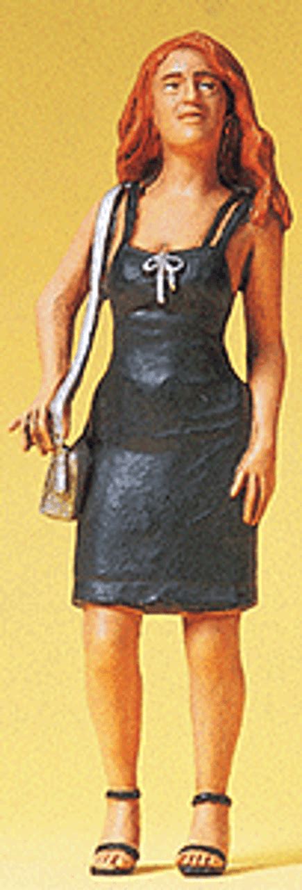 Preiser Kg ~ G Scale ~ Pedestrian ~ Young Woman Standing ~ 590 45509