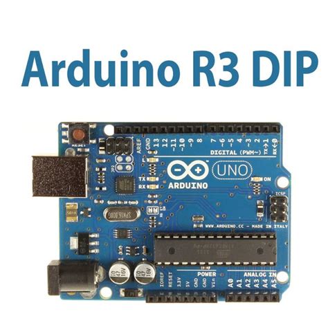 Mạch Arduino UNO R3 DIP chíp cắm có kèm cáp Điện Tử MTU