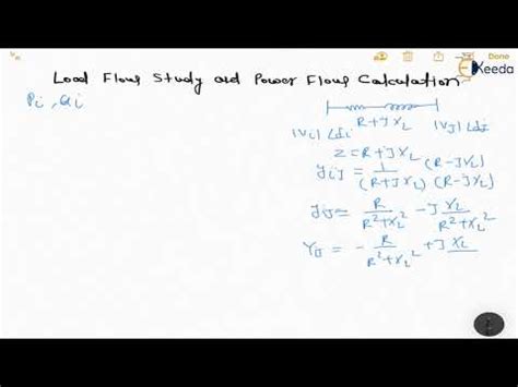 Load Flow Study And Power Flow Calculation Video Lecture Power System Video Lectures For GATE