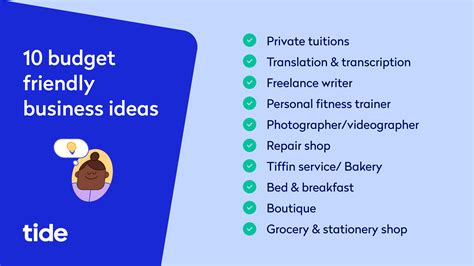 10 Budget Friendly Business Ideas Tide Business