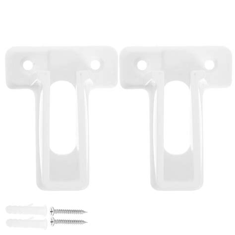 Pungan Wire Shelf Brackets 2pcs Heavy Duty Wire Shelf End Brackets Abs
