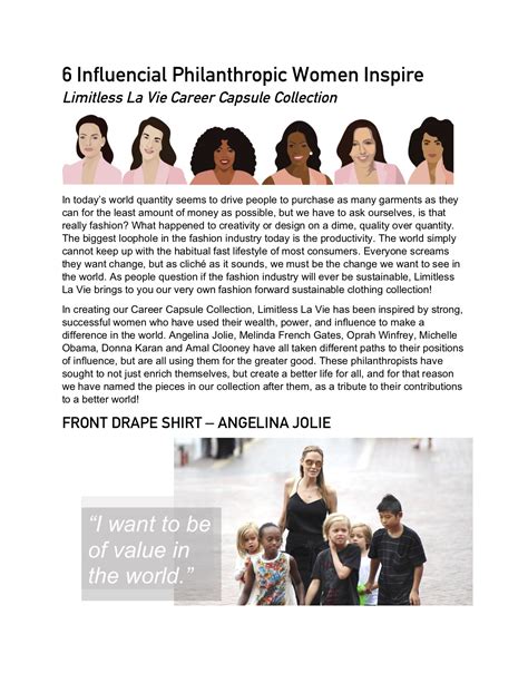 Women Philanthropists Blog Post 4 Limitless La Vie