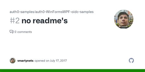 No Readme S Issue Auth Samples Auth Winformswpf Oidc Samples