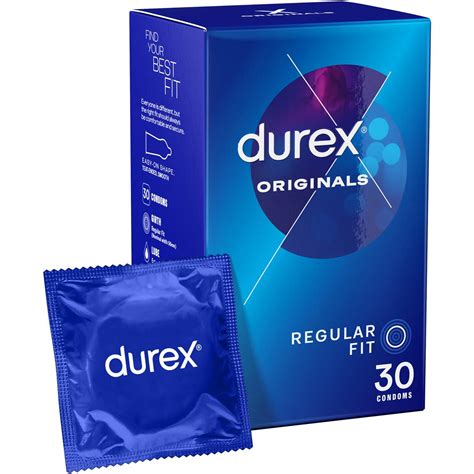 Durex Original Regular Fit Condoms 30 Pack Woolworths