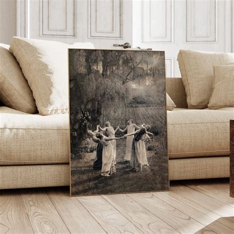 Witch Circle Poster Etsy Uk
