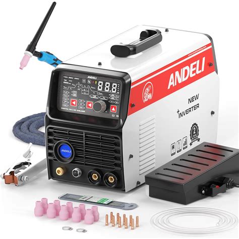 Andeli Aluminum Welder Acdc Tig Welder Led Screen Mmalift Tighf Tig