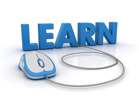 Premium Photo Rendering Illustration Of Learn Word With Target And Computer Mouse