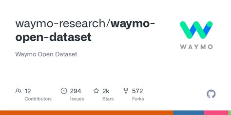 Releases Waymo Research Waymo Open Dataset GitHub