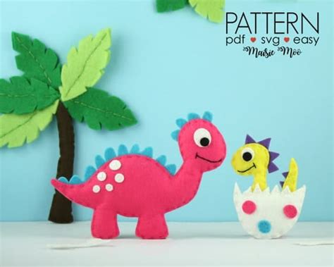 20 Roar Some Dinosaur Sewing Patterns