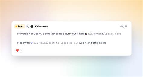 Kvikontent On Hugging Face My Version Of OpenAI S Sora Just Came Out