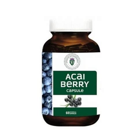Brown Acai Berry Capsule Packaging Type Bottle At ₹ 85 Piece In Jaipur