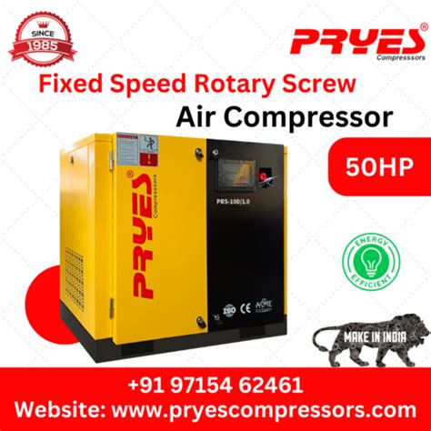 Fixed Speed Screw Compressor Manufacturer Supplier Exporter