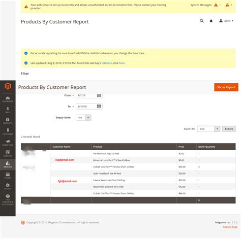 Magento2 How To Get Products Purchased By Customer Custom Report