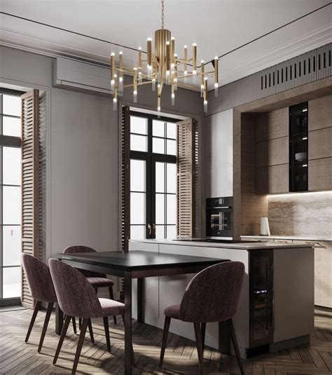 Кухня Kitchen в проекте Шарапово 120м2 Savoe Interiors Большие