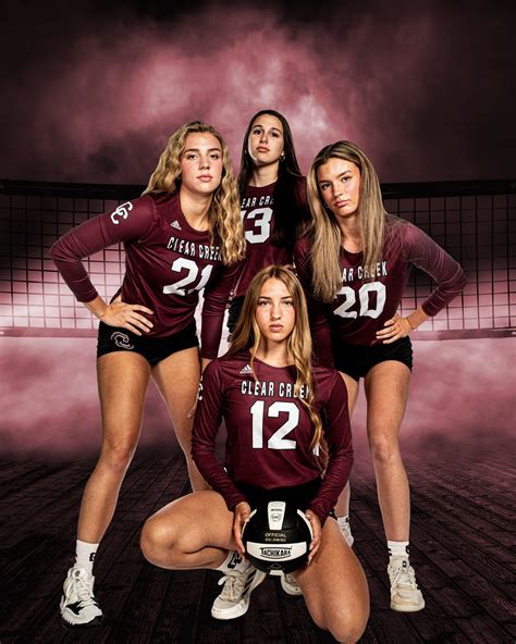 Sports Poster Template Volleyball Digital Backdrop Volleyball