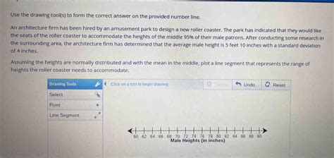 Solved Use The Drawing Tools To Form The Correct Answer On The