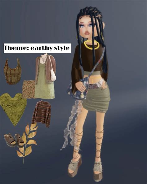 Dress To Impress Dti Theme Earthy Style Earthy Style Outfit Dress To