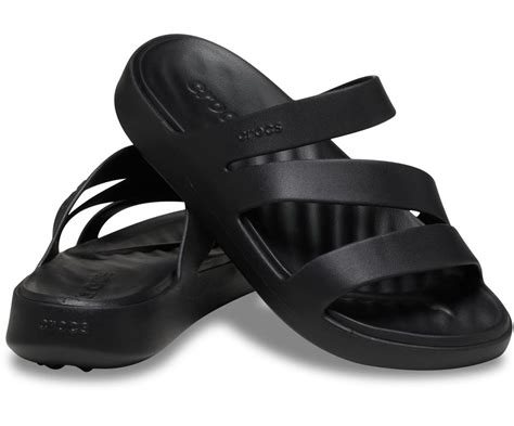 Getaway Strappy Black Women Sandal Crocs™ India