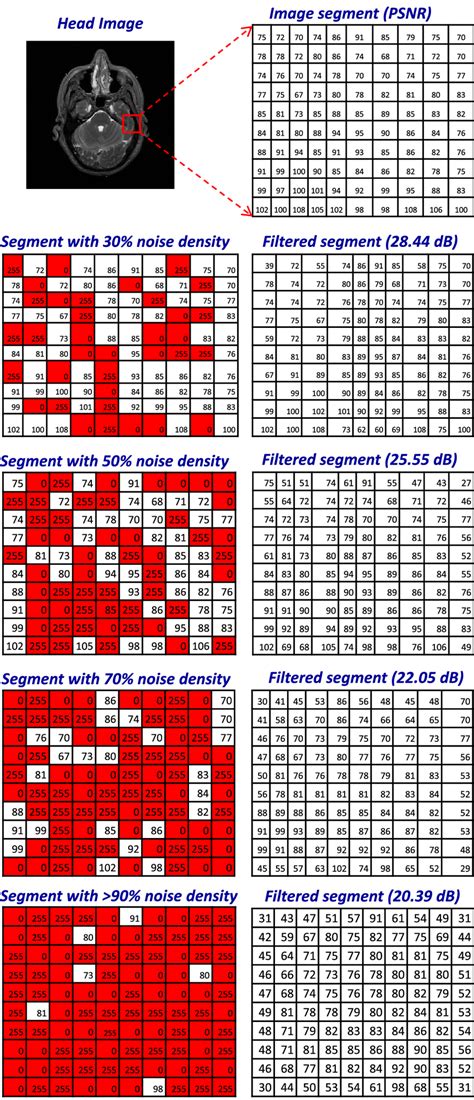 Illustration Of The Proposed Filtering Algorithm For Various Noise