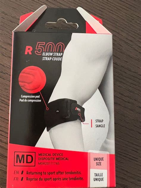 Decathlon R500 Elbow Strap Health And Nutrition Braces Support
