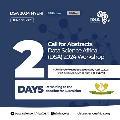 Data Science Africadsa On Linkedin Dsa2024nyeri Datascienceafrica