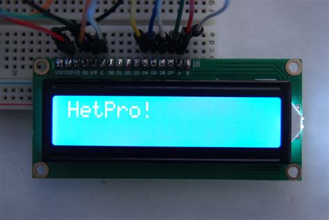 LCD 16x2 JHD162ASTNGLED con Arduino - HeTPro/TUTORIALES