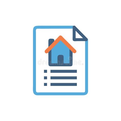 Housing Policy Framework Icon For Implementation Stock Illustration
