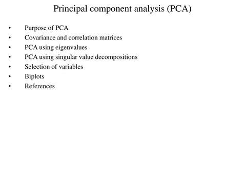 Ppt Principal Component Analysis Pca Powerpoint Presentation Free