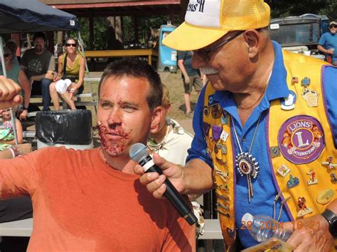 Blueberry Festival 2024 Pie Eating Iron River Lions Club