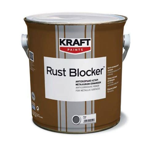 Kraft Rust Blocker Anti Rust Primer Grey And White Chrysostomou