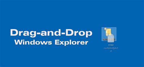 This Simple Drag And Drop Feature In Windows Explorer Can Save Your Time