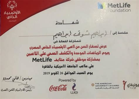 Ebrahim Shawky On Linkedin Metlife