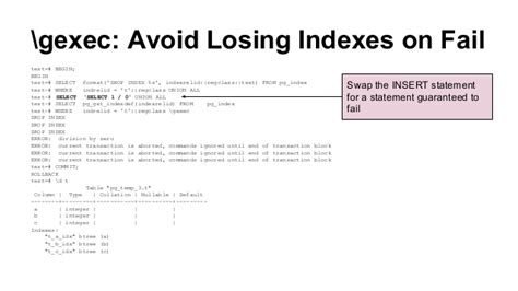Error Current Transaction Is Aborted Commands Ignored Until End Of
