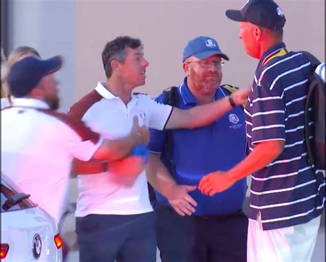 Angry Rory Mcilroy In Furious Car Park Altercation After Ryder Cup