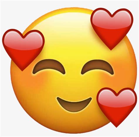 Smiley Face Emoji With 3 Hearts Meaning According To Color IMAGESEE