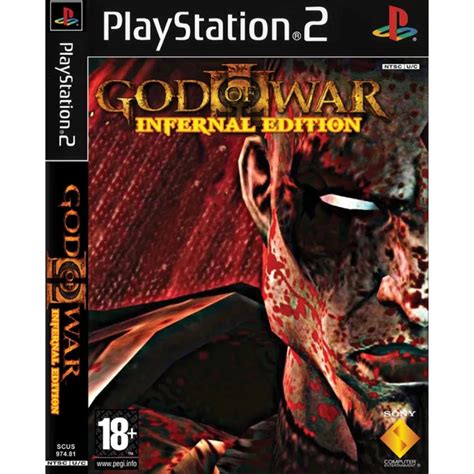แผนเกมส God of war 2 Infernal Edition PS2 Playstation 2 คณภาพสง