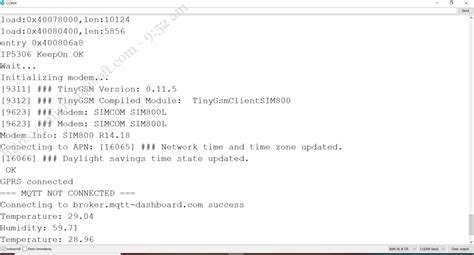 Esp32 Ttgo T Call Sim800l With Mqtt Broker Without Wifi