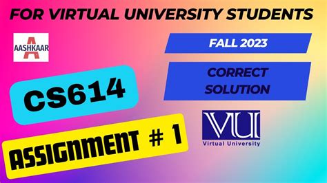 cs614 assignment 1 solution fall 2023 cs614 assignment 1 fall 2023