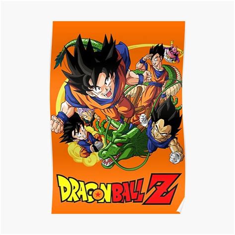 Dragon Ball Poster For Sale By Grovertmark Redbubble